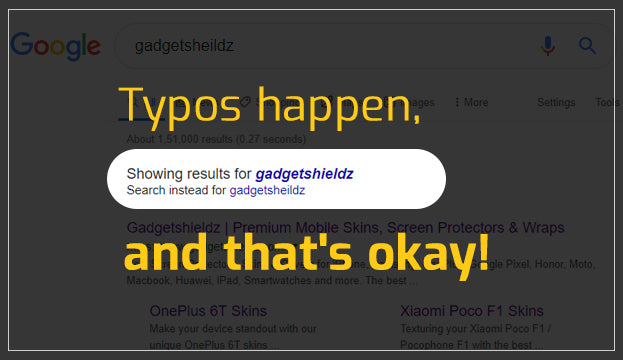 Typos happen, and that’s okay!