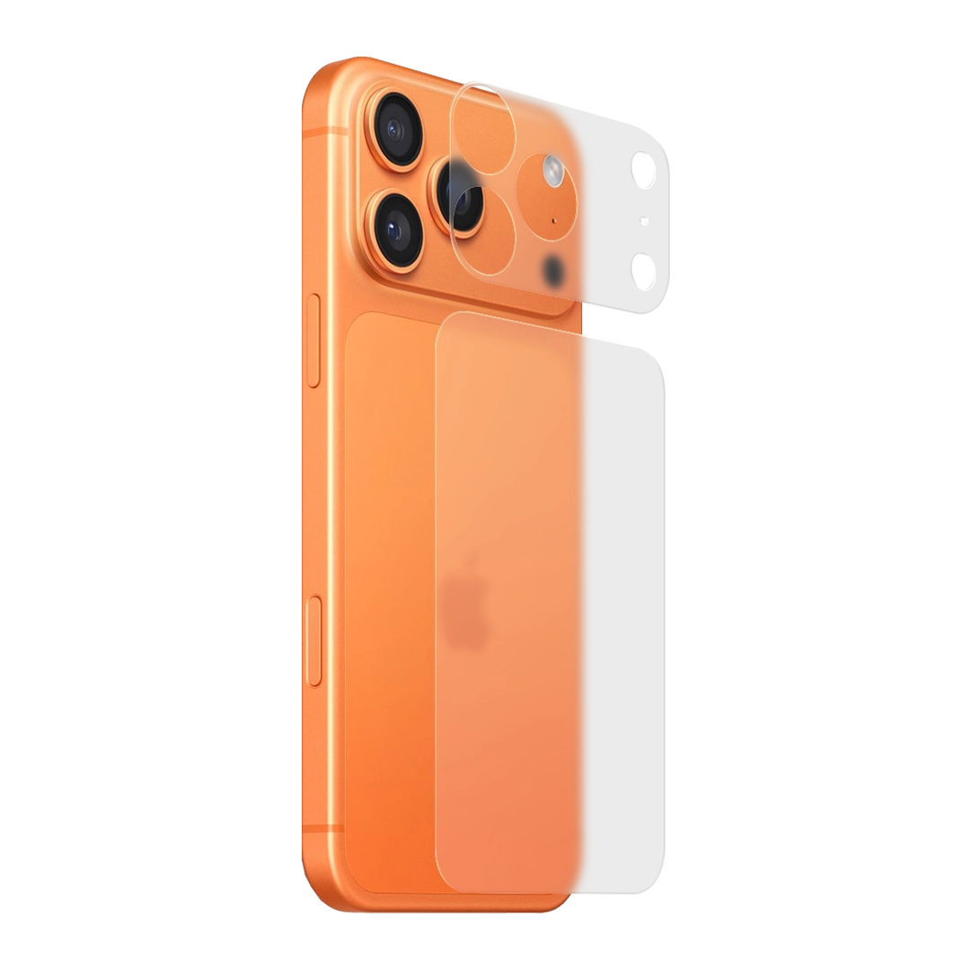 iPhone 17 Pro Max Shock Resistant Camera Plateau & Back Panel Protecto